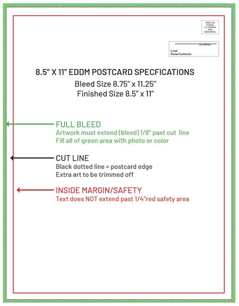 Eddm 8 5 X11 Template