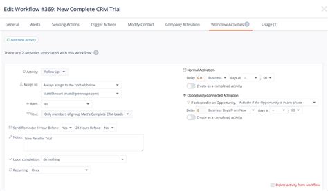 Workflow Manager Complete CRM