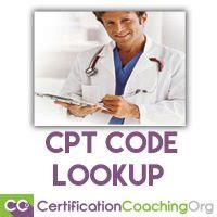Discussion Of CPT Code Lookup Video