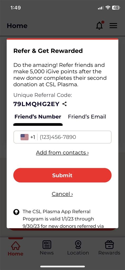 Active Csl Code For October 2023 Download Csl Plasma App Register