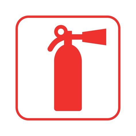 Red Fire Extinguisher Icon On White Background 56030851 Vector Art At
