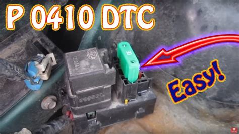 Check Engine Light Code P0410 Secondary Air Injection System Chevy Blazer Gmc Jimmy S10 Youtube