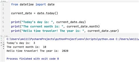 Python Dates — Tutorialbrain