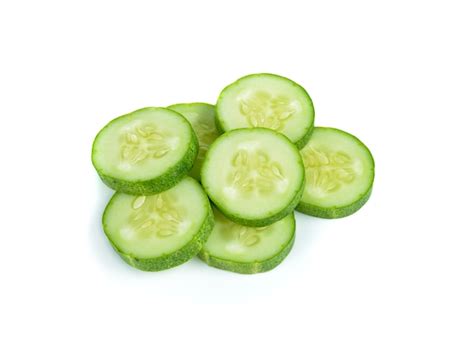 Premium Photo Fresh Slice Cucumber