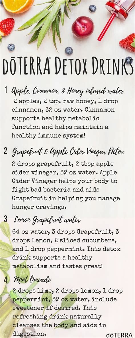 The Best Doterra Essential Oil Drink And Smoothie Recipes Doterra