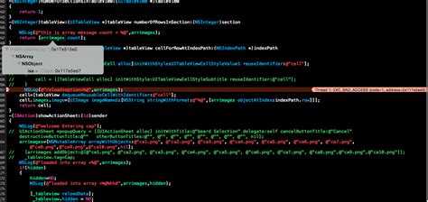 Ios Whats Link Between Nssetm Objectatindex And Nsmutablearray