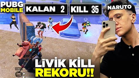 Lİvİk Kİll Rekorumu Kirdim Pubg Mobİle Youtube