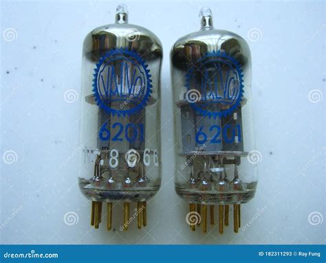 Pair Of Thermionic Valve Stock Image Image Of Pair 182311293