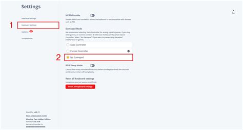how to disable all gamepad functionality wooting store knowledge base