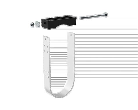 Double Rectangular Bracket Fitting Kit For Hose Tube Holder