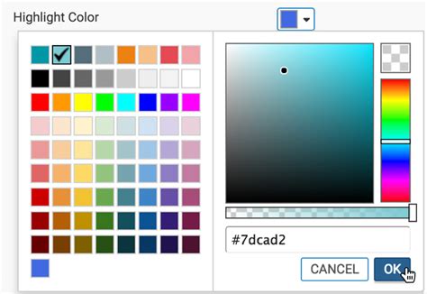 Changing Highlight Color