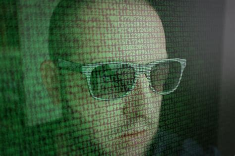 Premium Photo Double Exposure Of Man And Binary Codes