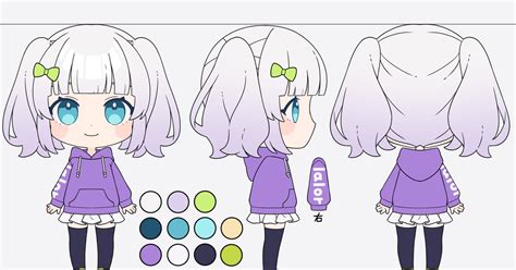 オリジナル レイラーさん 三面図 明日あしたお仕事募集中のイラスト Pixiv