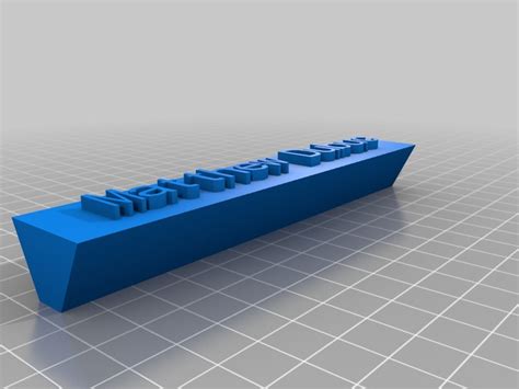 我的自定义桌面铭牌3d打印模型 我的自定义桌面铭牌3d打印模型stl下载 时尚3d打印模型 enjoying3d打印模型网