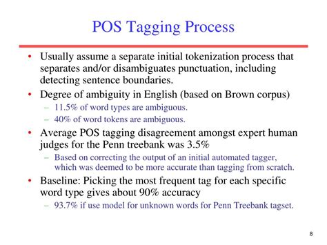 Ppt Cs 388 Natural Language Processing Part Of Speech Tagging Sequence Labeling And Hidden