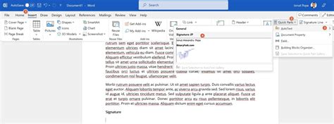 How To Insert A Signature In Word Documents And Sign By Hand