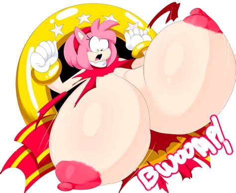 Rule 34 1girls Amy Rose Anthro Areola Areolae Big Breasts Breast Expansion Breast Focus Breast