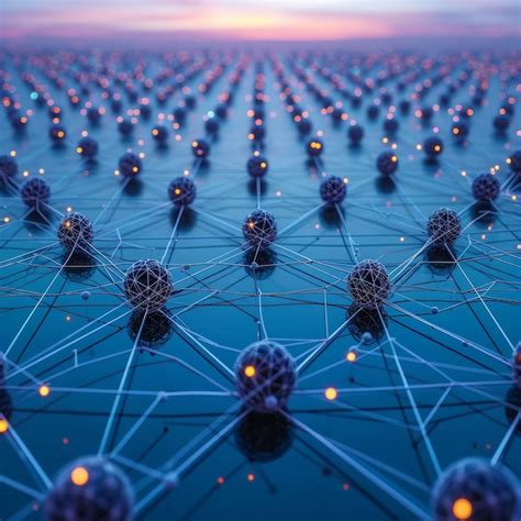 Premium Photo Conceptual Image Of A Decentralized Network Of Interconnected Nodes