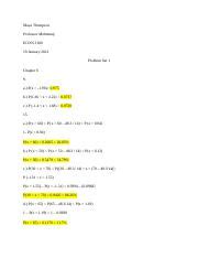ECON Problem Set Docx Maya Thompson Professor Mehmetaj ECON January Problem Set