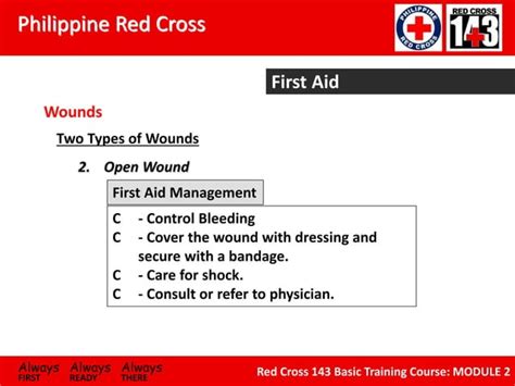 232100753 Ph Red Cross First Aid And Blsppt First Aid Injuries