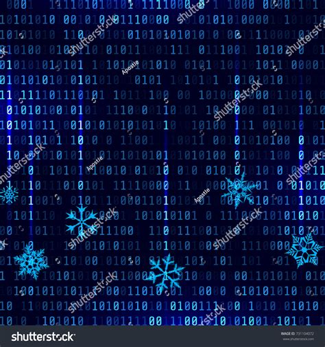 Vector Matrix Style Binary Background Falling Stock Vector Royalty Free 731104072 Shutterstock
