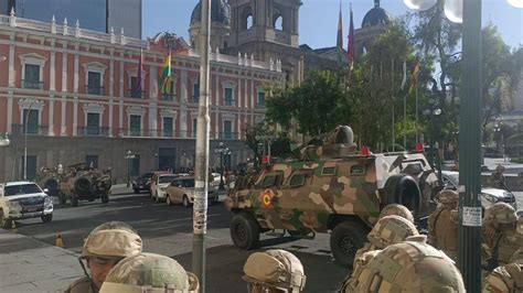 El Gobierno De Bolivia Termina Con El Intento De Golpe De Estado Y