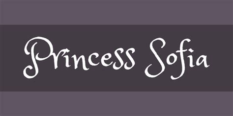 Princess Sofia Font Princess Sofia Royale Font Youworkforthem