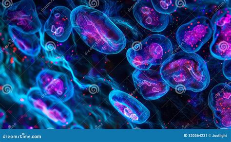 A Fluorescence Microscopy Image Showing How Histone Proteins Contribute To The Tightly Coiled
