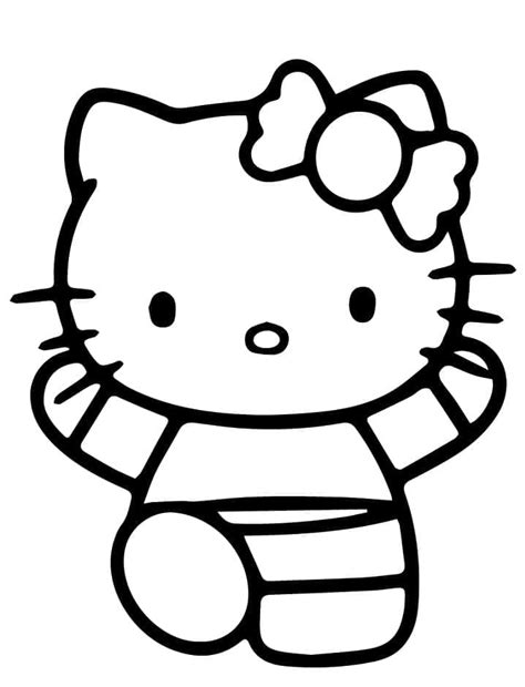 Planse De Colorat Cu Hello Kitty Desene De Colorat