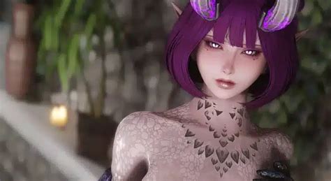 Skyrim Special Edition Nsfw Half Dragon Race Mod Unleash Your Inner