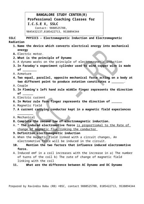 Doc Electromagnetic Induction Doc Dokumen Tips