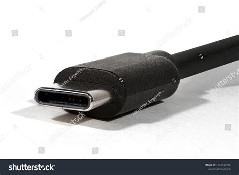 Usbc Cable Connector On White High Stock Photo Shutterstock