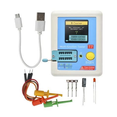 Full Color Multifunctional Transistor Tester With Battery OTRONIC