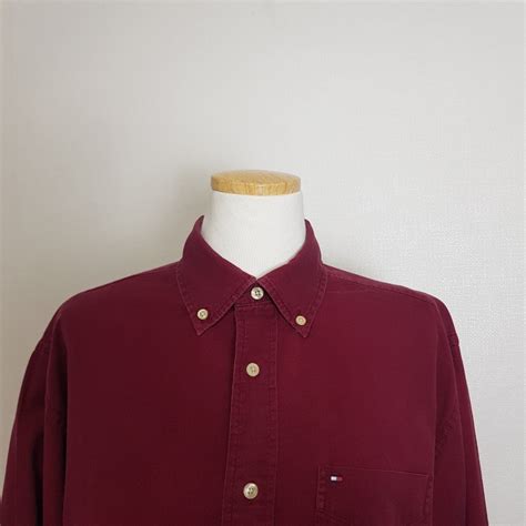 타미힐피거 적색셔츠 M사이즈 헬로마켓