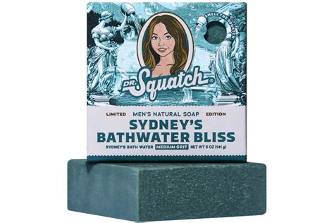 Dr Squatch Sydneys Bathwater Bliss Limited Edition Natural Soap Us