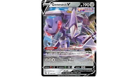 Pokemon Genesect Kort Genesect Ex Sar 172086 Black Bolt Sv11b 2025