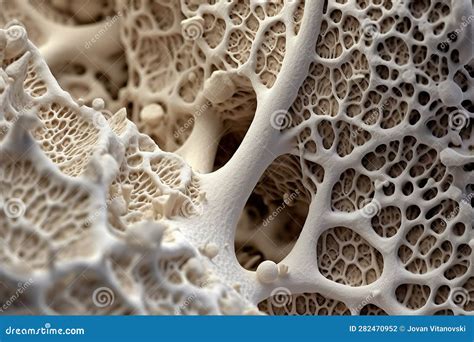 Scanning Electron Microscope Bone Tissue Generative Ai Stock Illustration Illustration Of