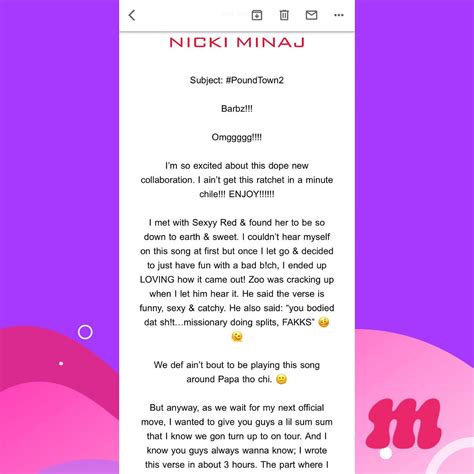 The Minaj Room Sexy Red Pound Town 2 Feat Nicki Minaj And Tay Keith