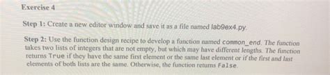 Solved Exercise 4 Step 1 Create A New Editor Window And