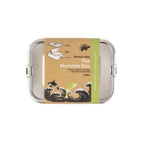 The Munchie Box Medium Stainless Steel Bento Box Net Zero Co