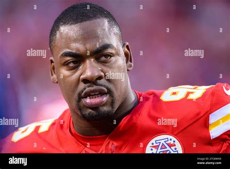 Kansas City Chiefs Defensive Tackle Chris Jones On The Sidelines During