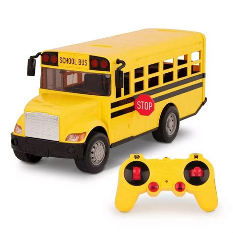 Driven By Battat Rc School Bus Remote Control Vehicle For Fine Motor
