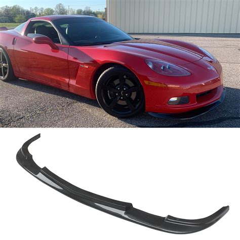 05 13 Base C6 Corvette Zr1 Style Front Splitter Gloss 52 Off