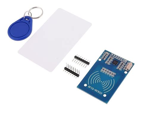 Kit Rfid Rc522 Arduino Raspberry Con Tarjeta Y Llavero Cyberofice