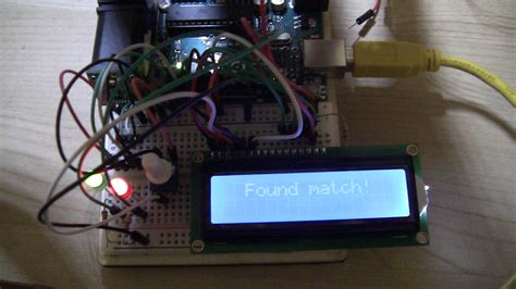 Arduino Fingerprint Scanner With 16x2 Lcd Trybotics
