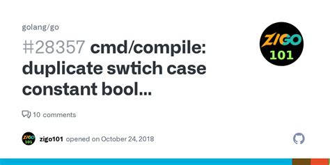 Cmdcompile Duplicate Swtich Case Constant Bool Expressions Are