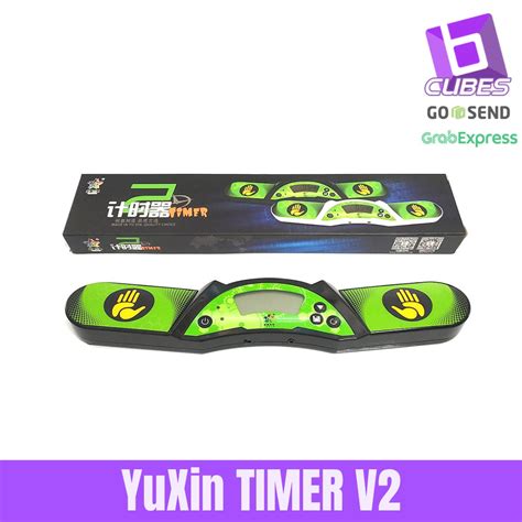 Jual Timer Cube Yuxin Timer V2 Yuxin V2 Timer Yuxin Timer V2 Black Yuxin Timer V2