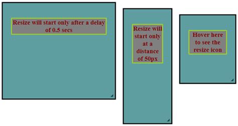 Jquery Ui Resizable How Jquery Ui Resizable Method Work Examples
