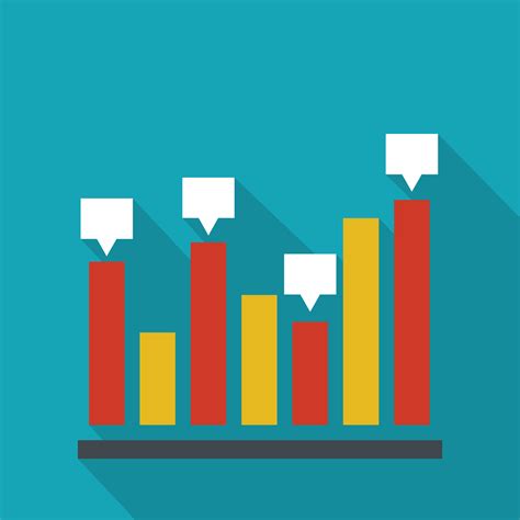 New Chart Icon Vector Flat 14312207 Vector Art At Vecteezy