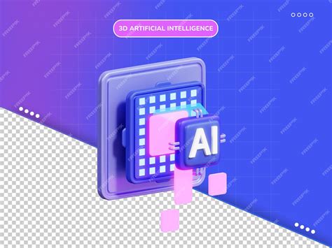 Premium Psd Artificial Intelligence 3d Icon
